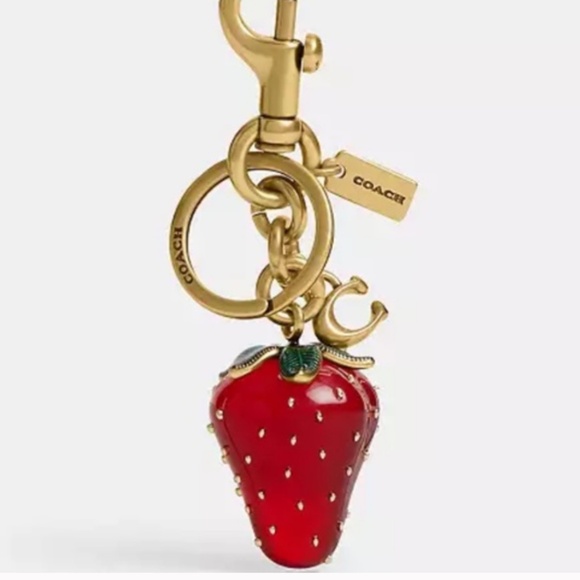 Coach | Accessories | Coach Strawberry Charm | Poshmark